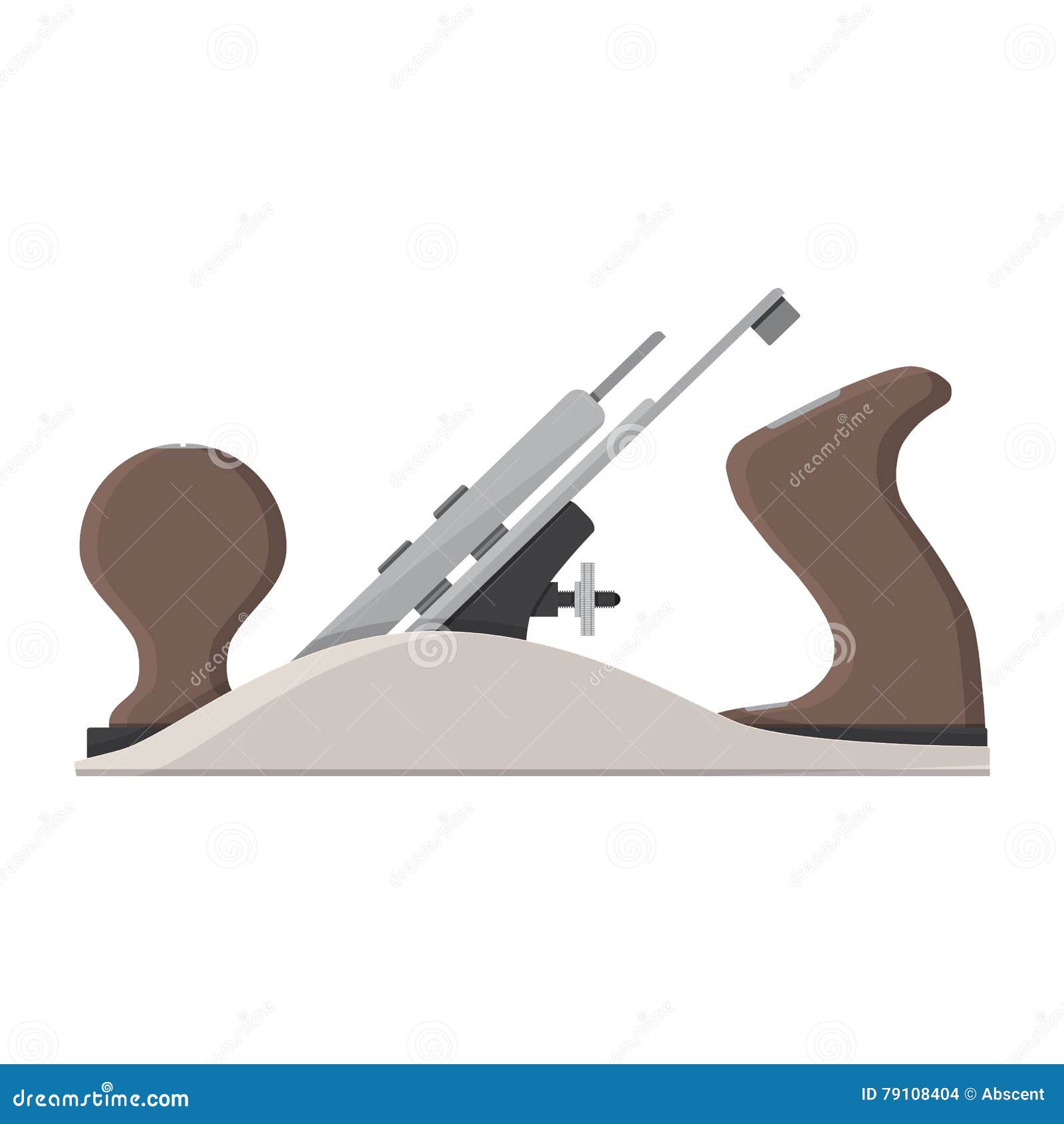 Jointer Plane. Hand Tool for Carpentry Stock Vector - Illustration of ...