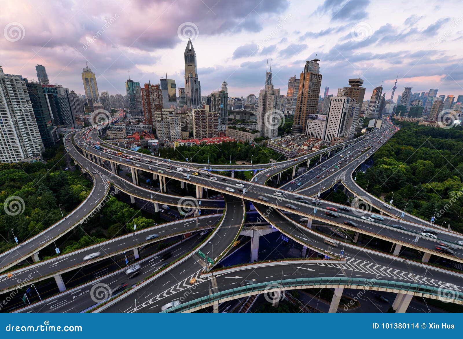 Crossing Highway, Shanghai editorial stock image. Image of drive ...