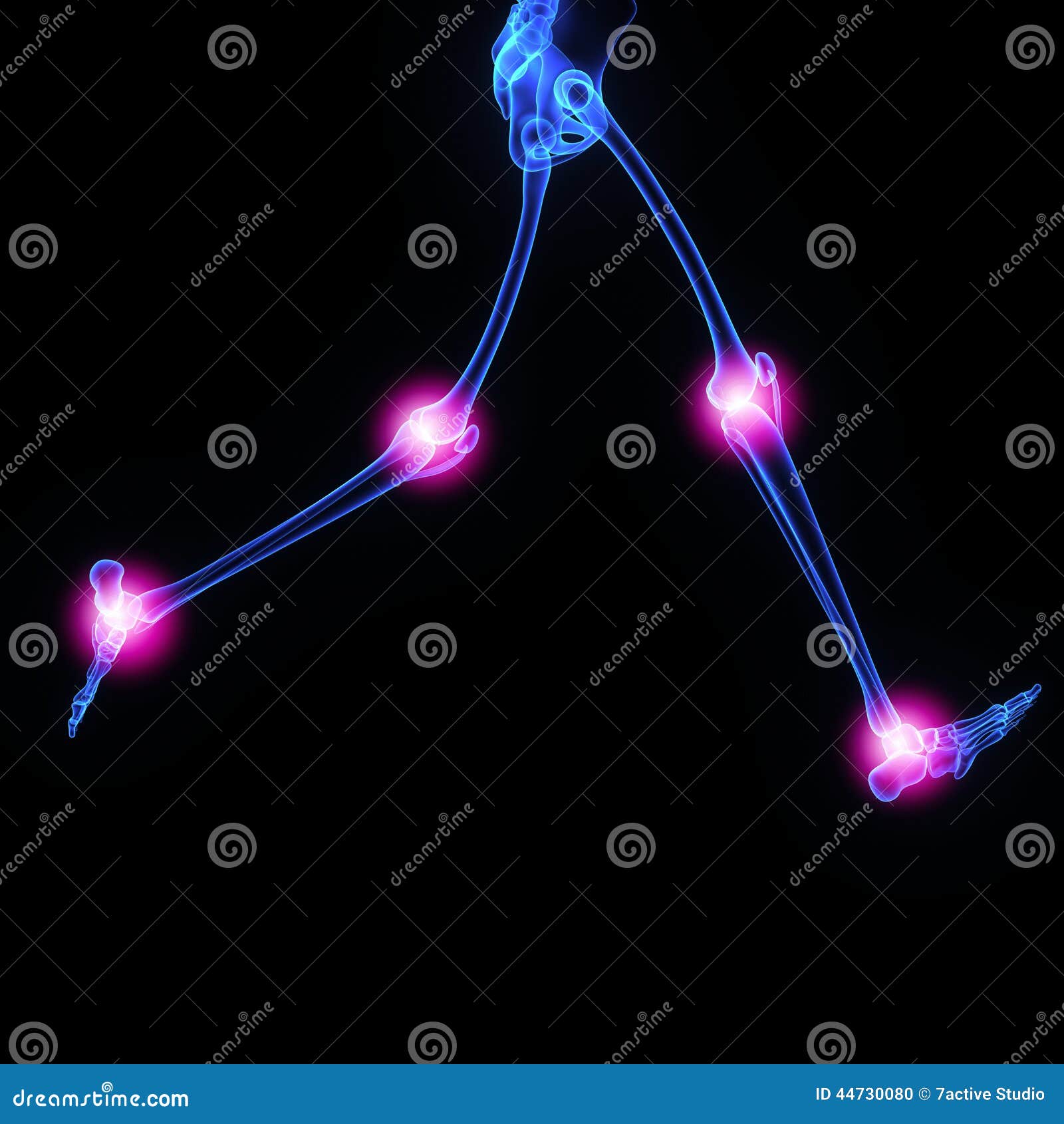 Joints de jambe illustration stock. Illustration du médical - 44730080