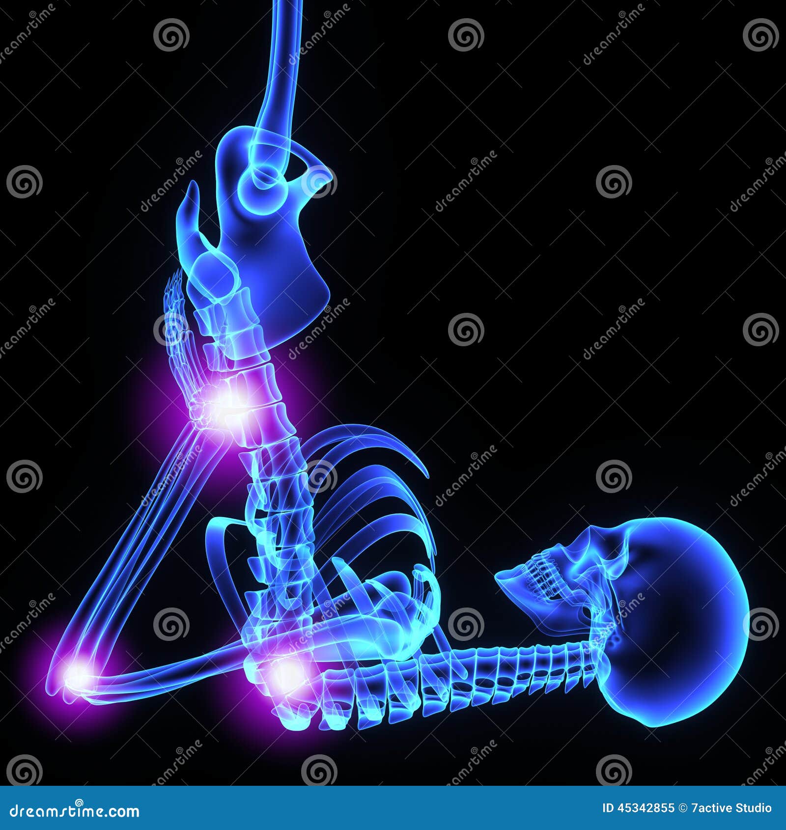 Joints stock illustration. Illustration of bones, anatomy - 45342855