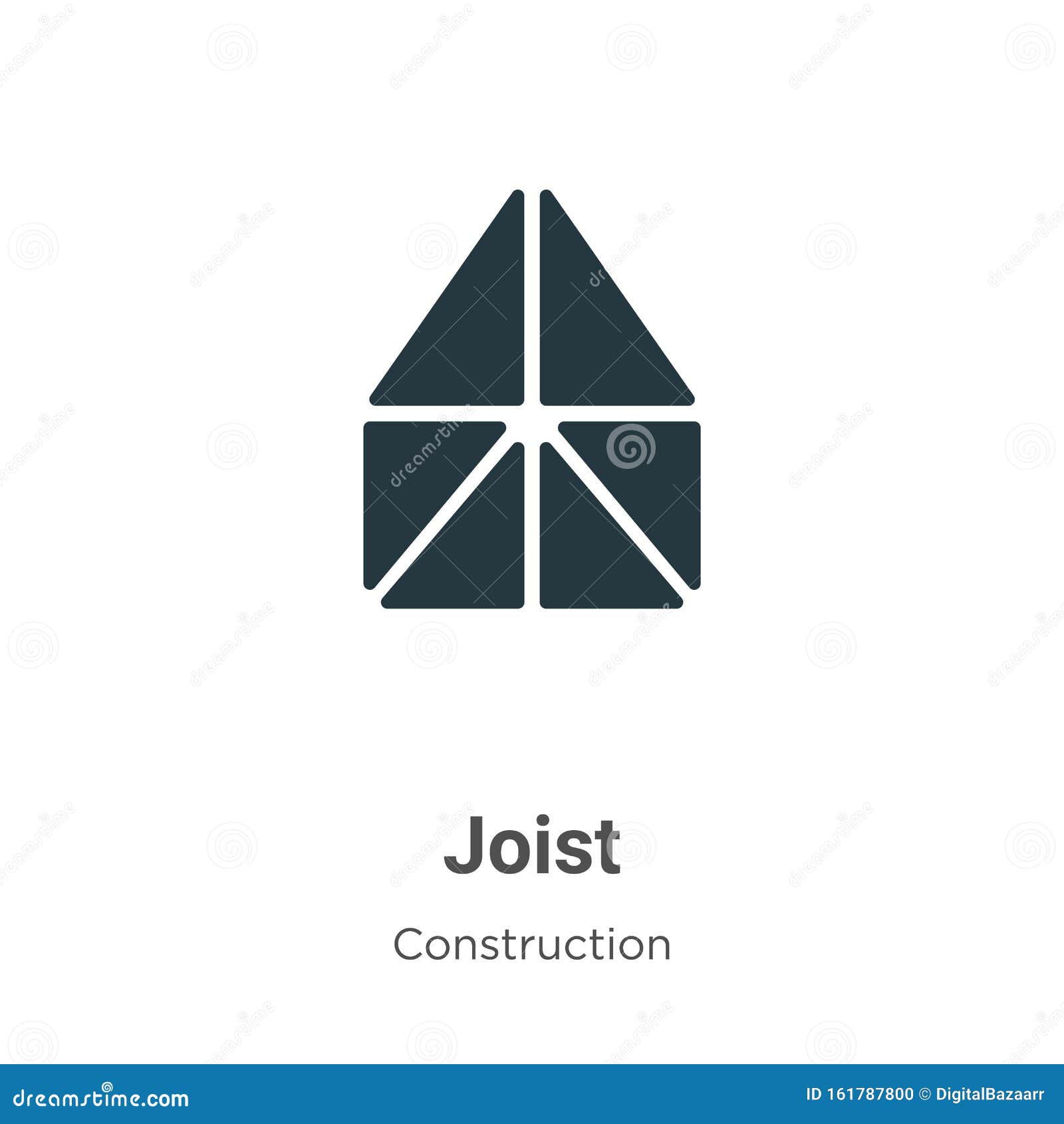 Joist Vector Icon On White Background. Flat Vector Joist Icon Symbol ...