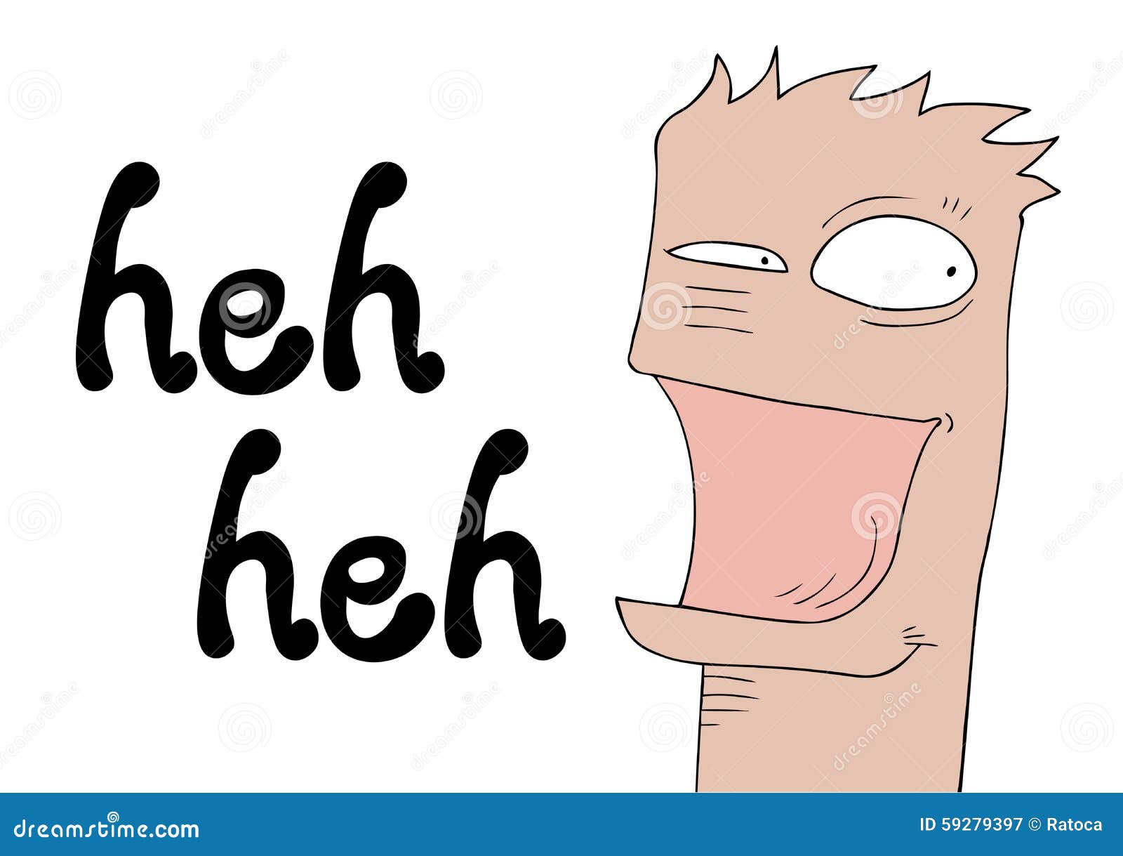 Joke character stock vector. Illustration of funny, cartoon - 59279397