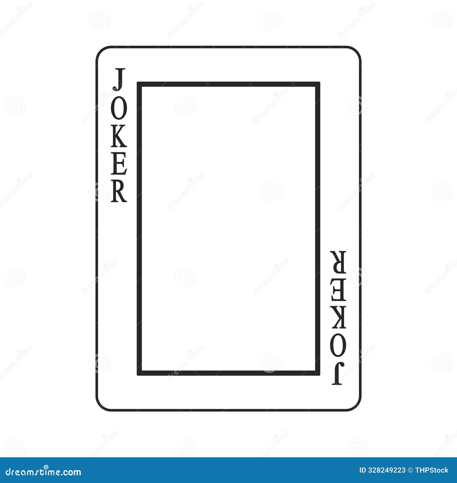 Joker In A Frame Of The Symbol Of The Suit Of Spades With Playing Cards ...