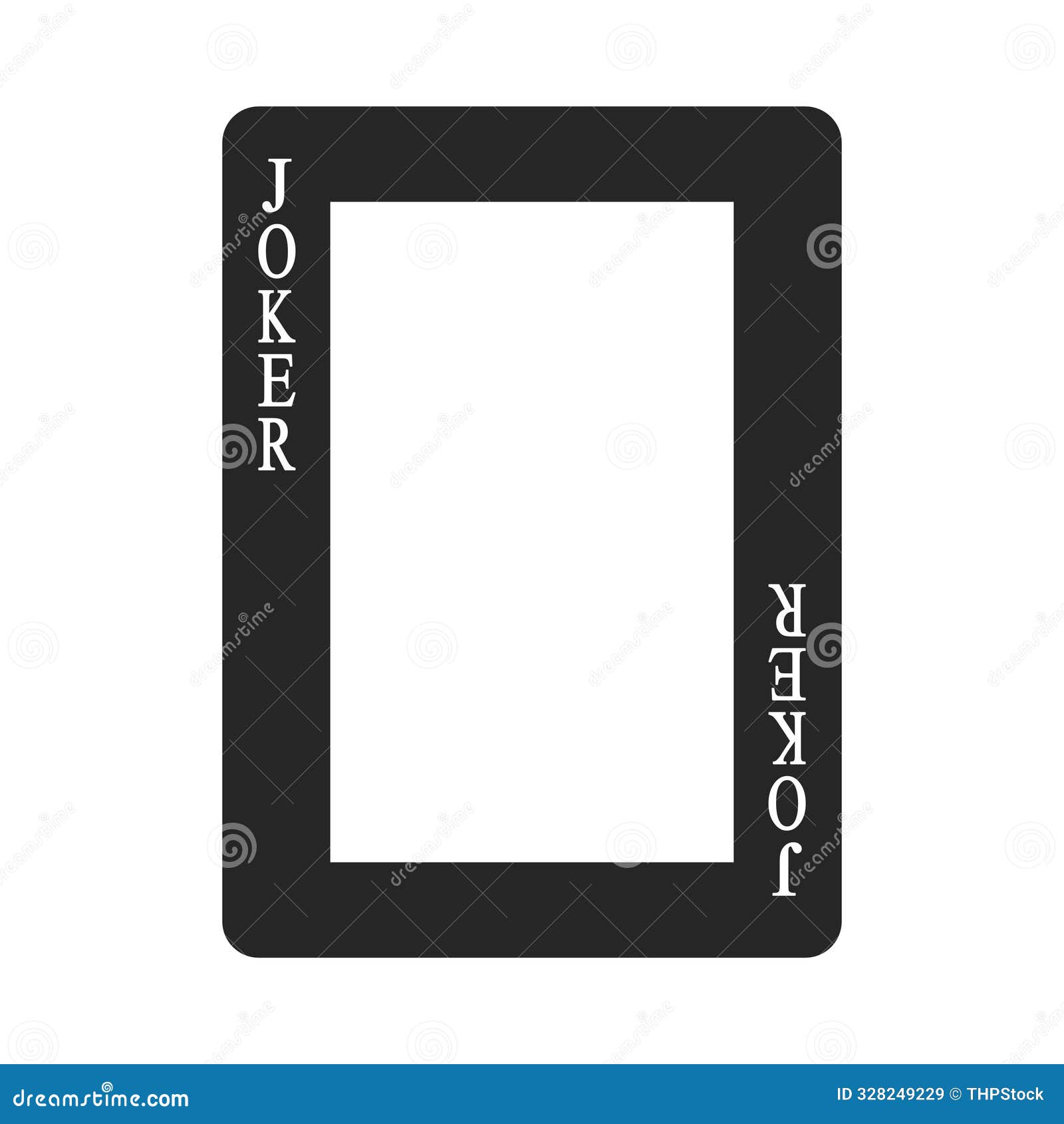 Joker In A Frame Of The Symbol Of The Suit Of Spades With Playing Cards ...