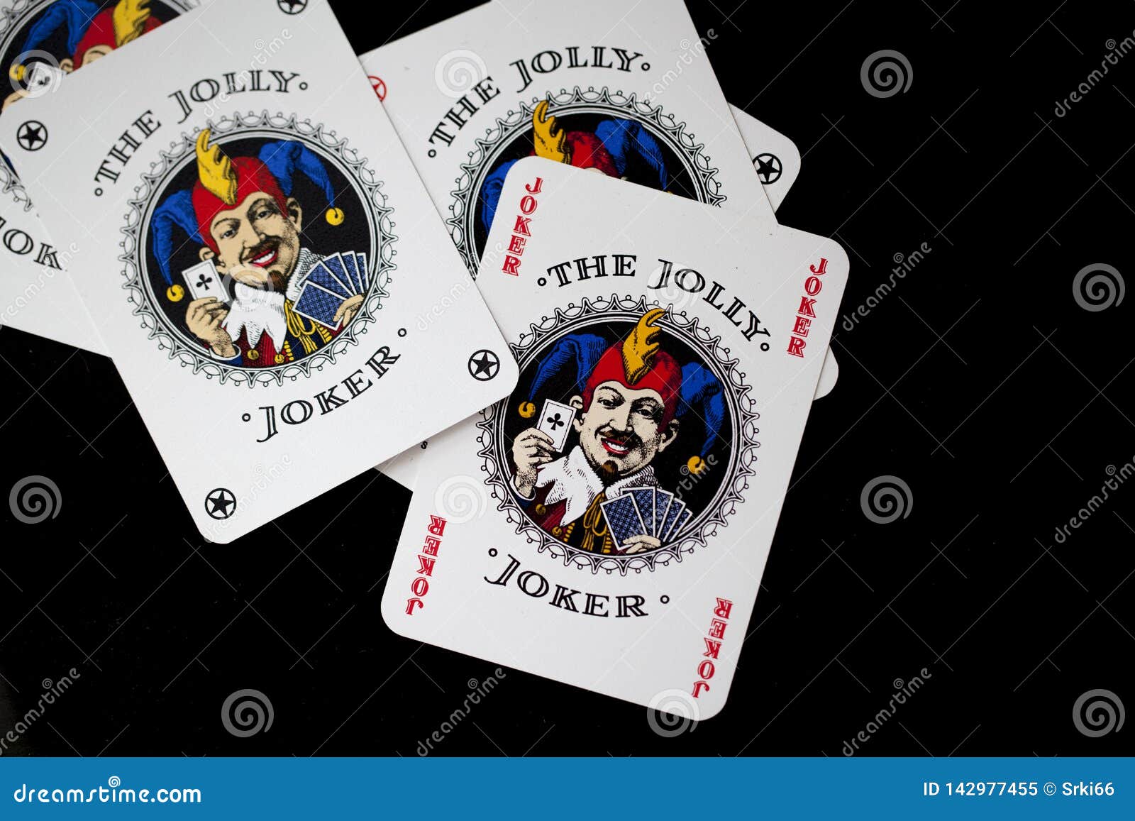 Joker Cards Background Royalty-Free Stock Photography | CartoonDealer ...