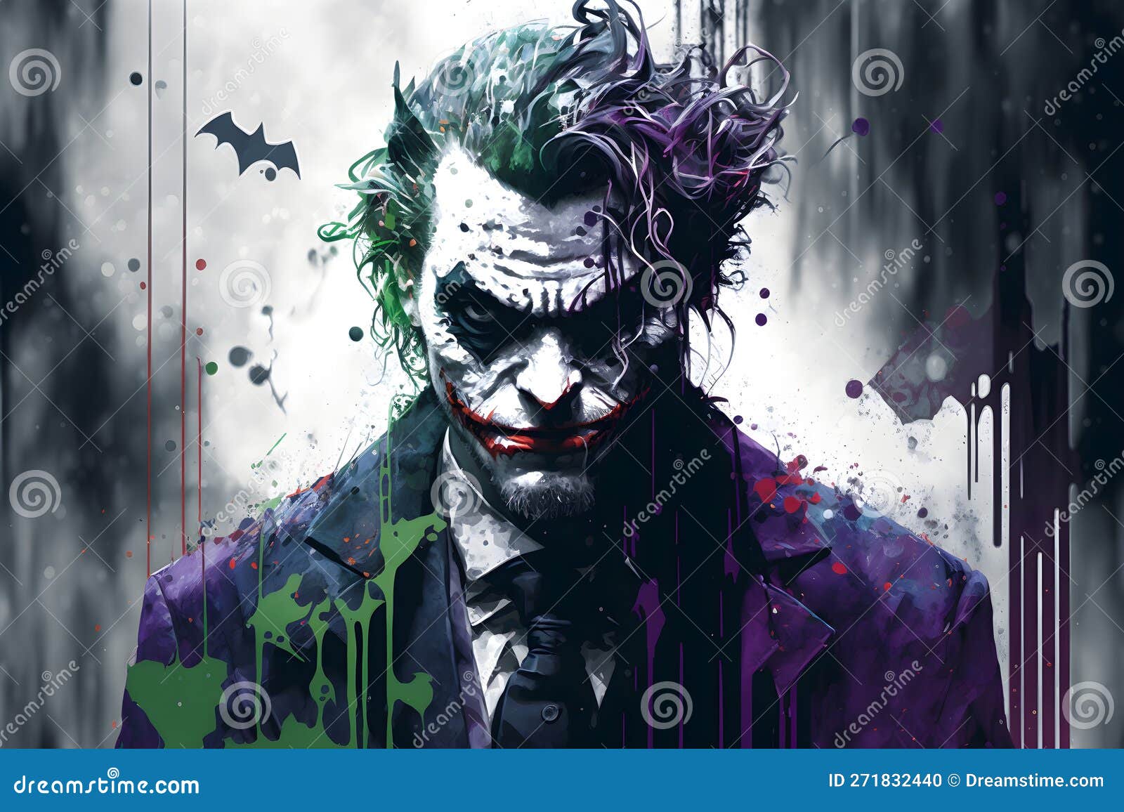 Joker face illustration stock illustration. Illustration of isolated ...