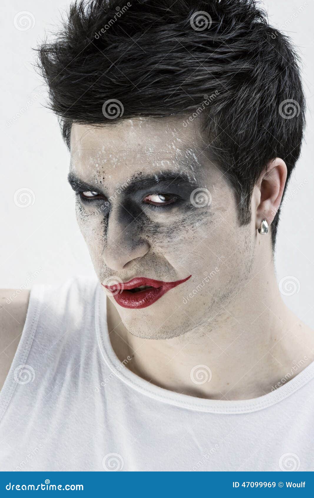 Joker face stock image. Image of head, evil, carnival - 47099969