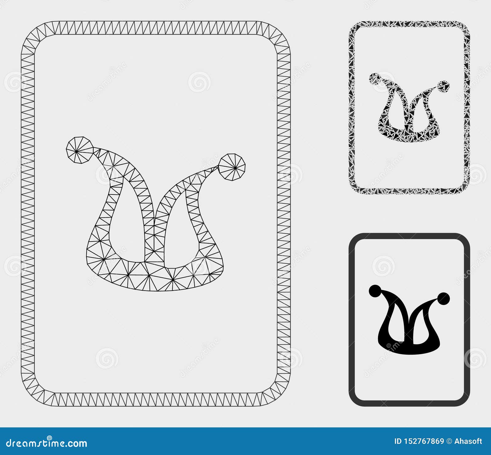 Joker Gaming Card Vector Mesh Network Model and Triangle Mosaic Icon ... Joker Gaming Card Vector Mesh Network Model and Triangle Mosaic Icon ...
