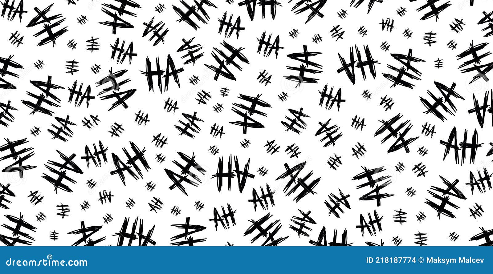 Joker Laugh Ha Ha Vector Background Stock Vector Illustration Of Evil