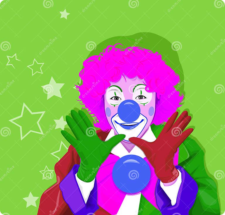 Joker Play ball stock illustration. Illustration of design - 16326831