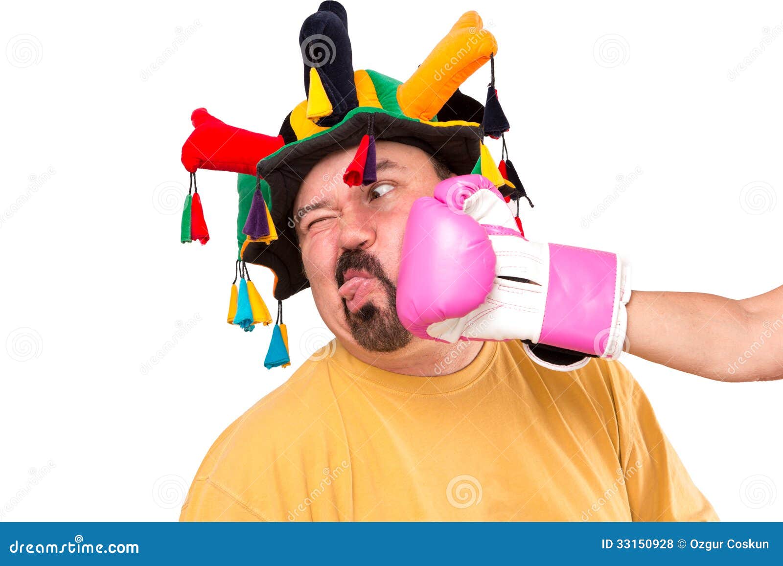 Jokester Got Smashed stock photo. Image of fight, failure - 33150928