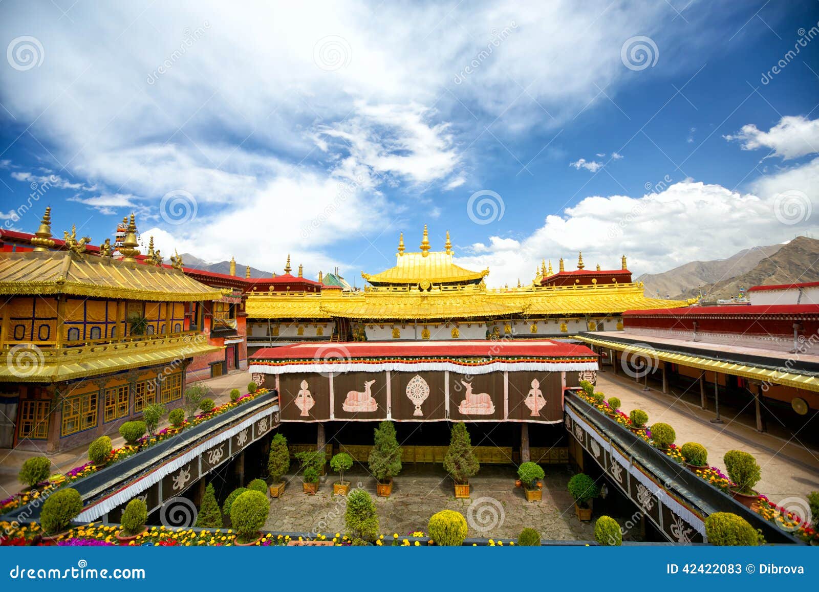 Jokhang monastery stock image. Image of jokhang, monastery - 42422083