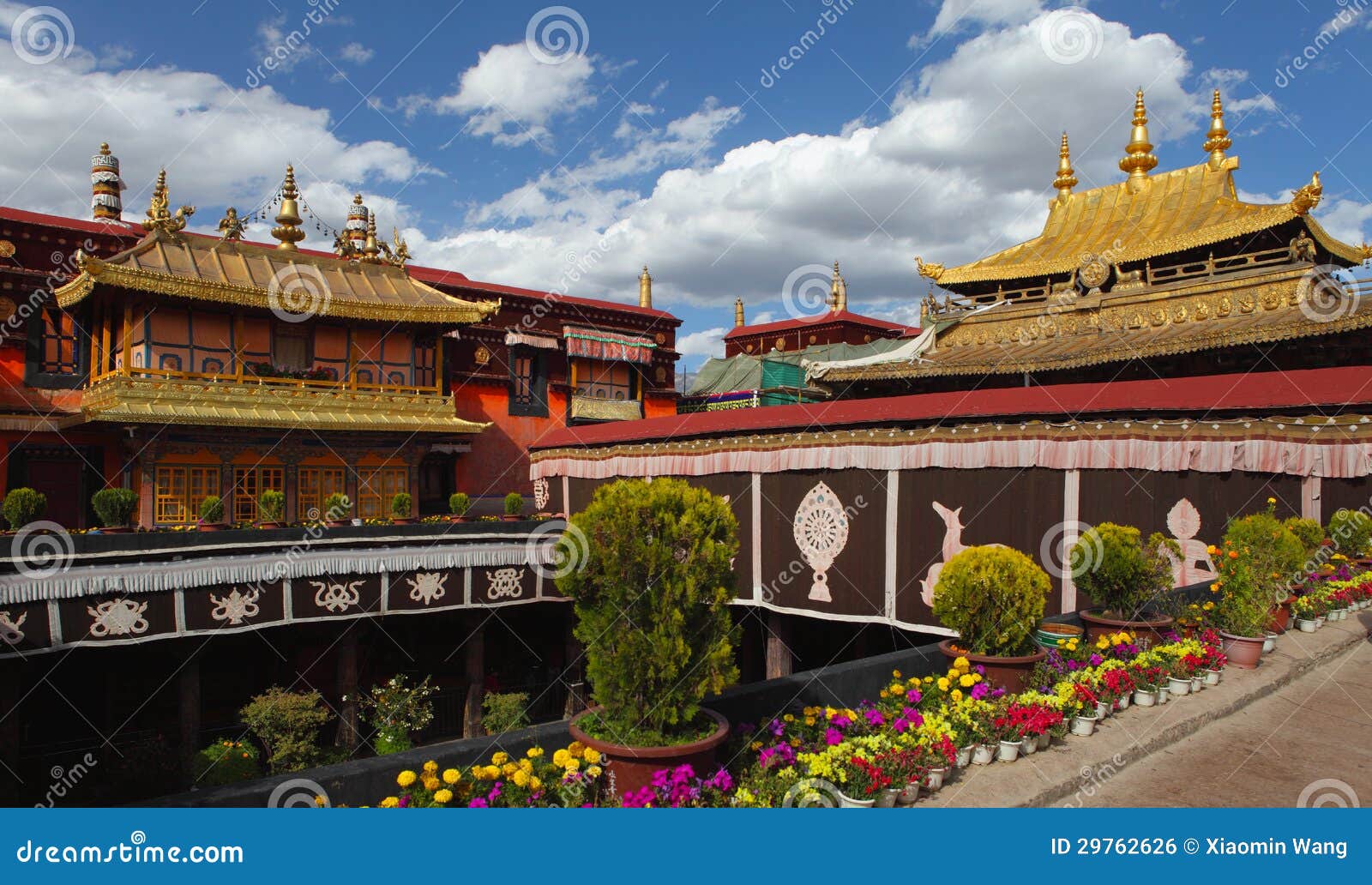 Jokhang temple stock photo. Image of tibet, gild, tibetan - 29762626