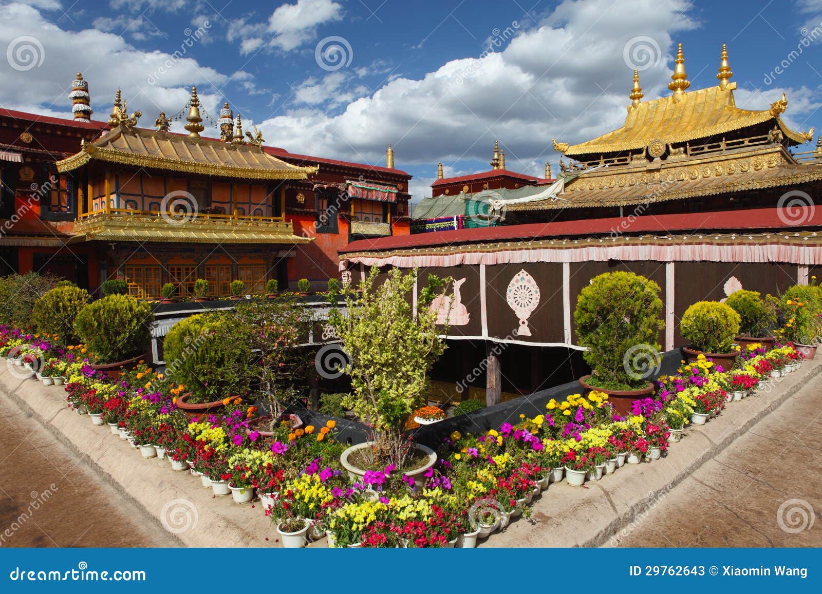 Jokhang temple stock image. Image of tibet, china, deer - 29762643