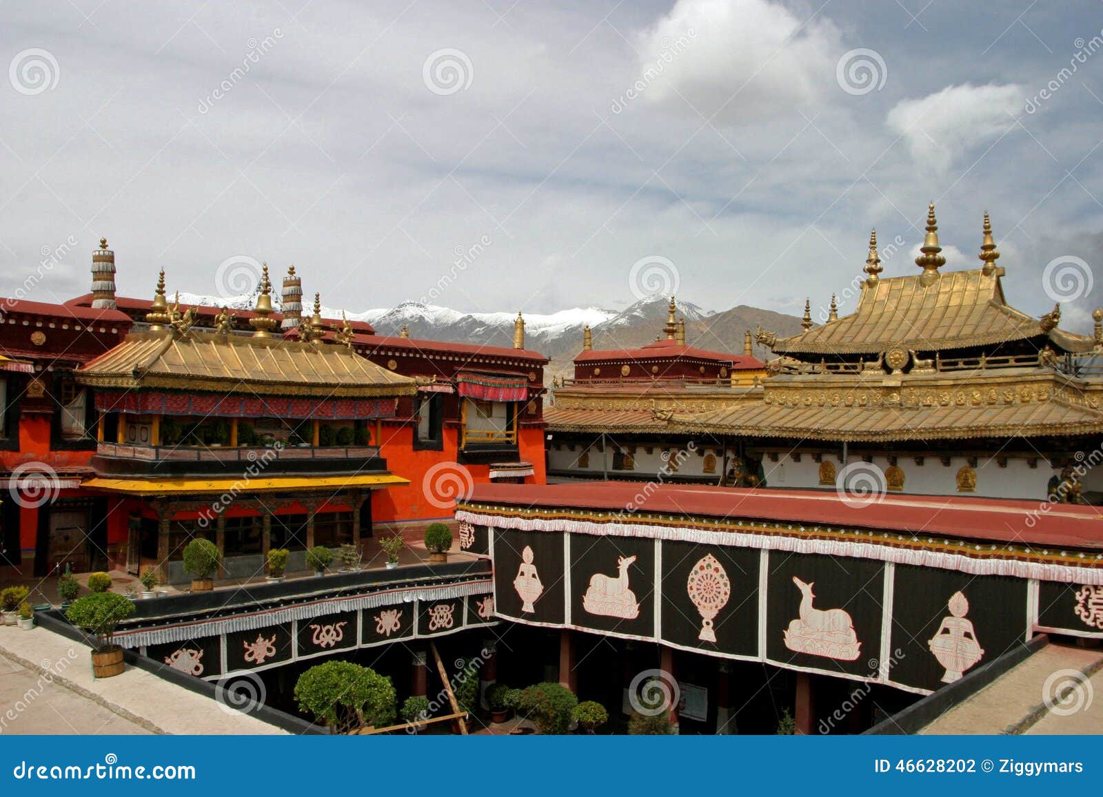 Jokhang Temple in Lhasa, Tibet Stock Photo - Image of china, autonomous ...