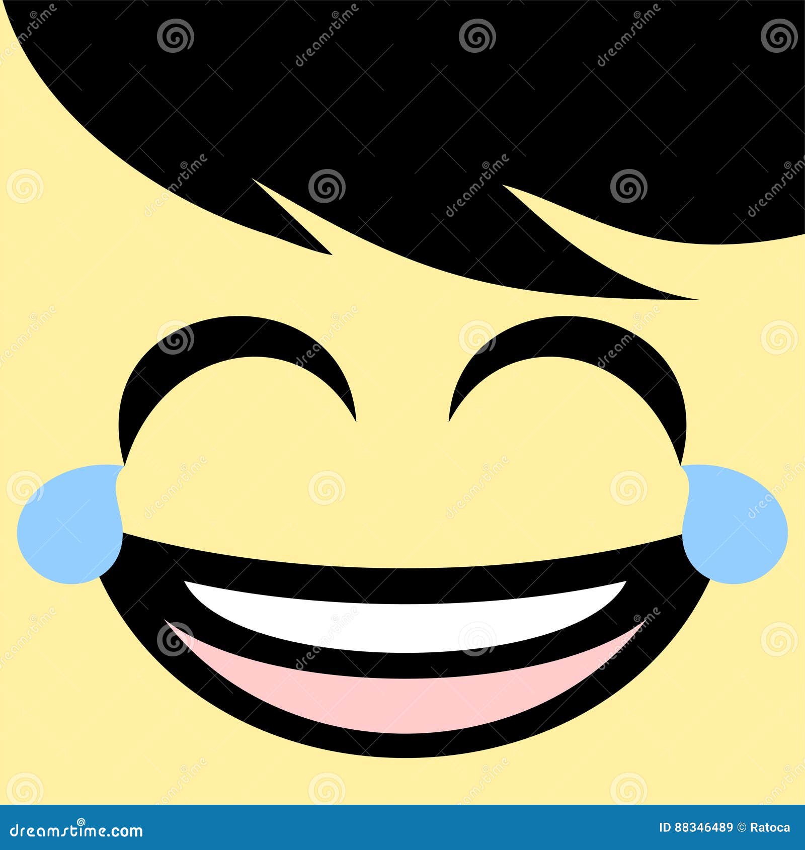 Joking face stock vector. Illustration of icon, people - 88346489