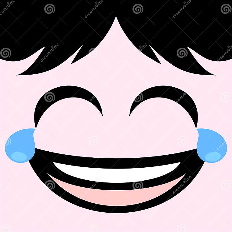 Joking face draw stock vector. Illustration of creative - 86038402