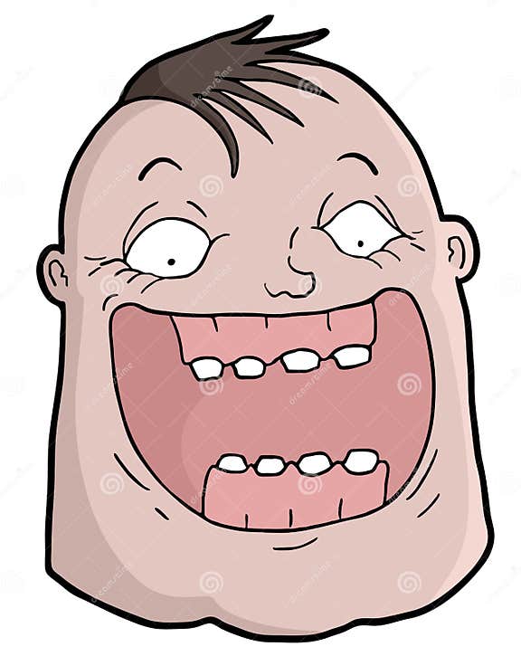 Joking face illustration stock vector. Illustration of eyes - 134349907