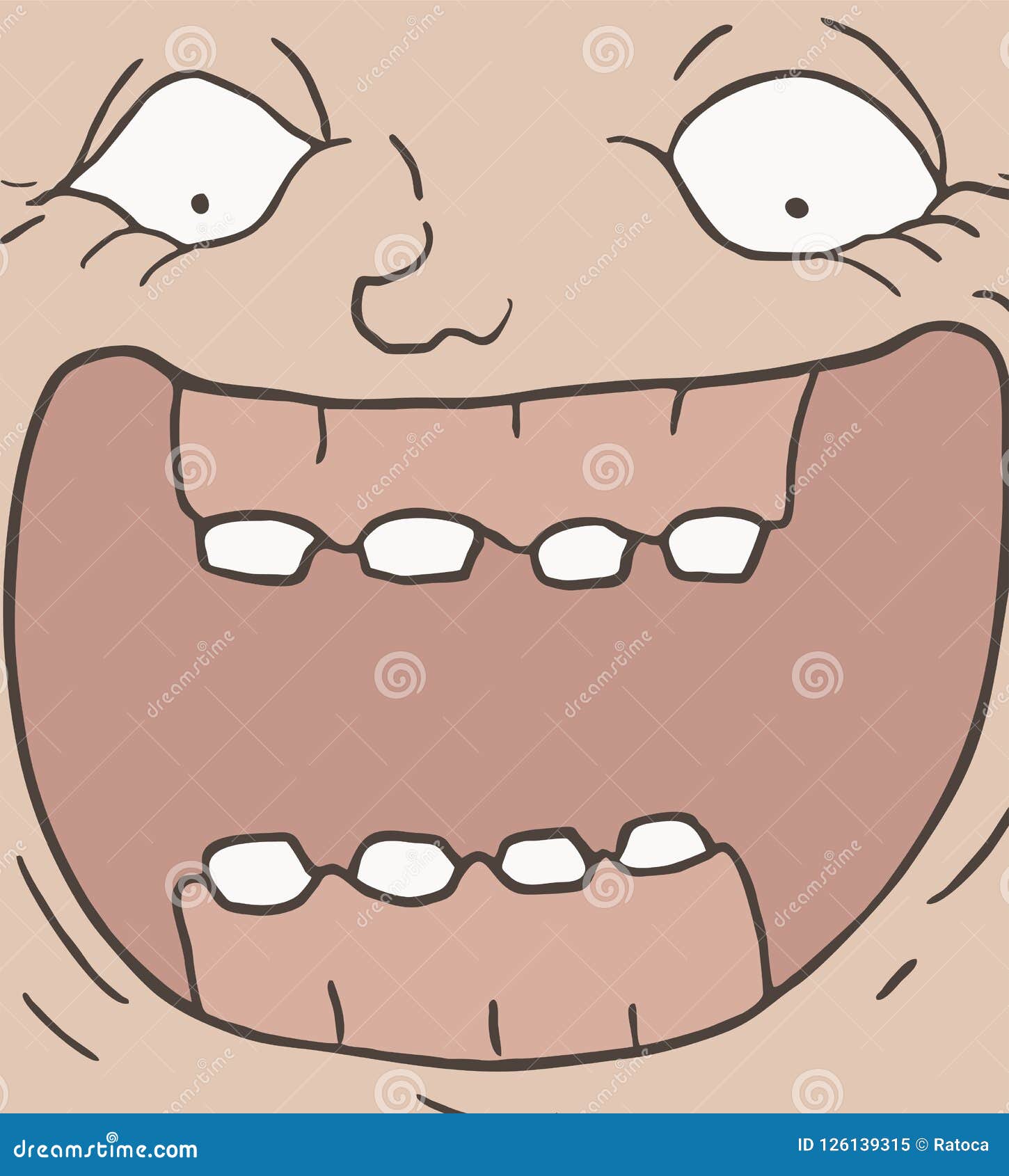 Portrait Of A Two Joking And Funny Moving Graylag Goose Cartoon Vector ...