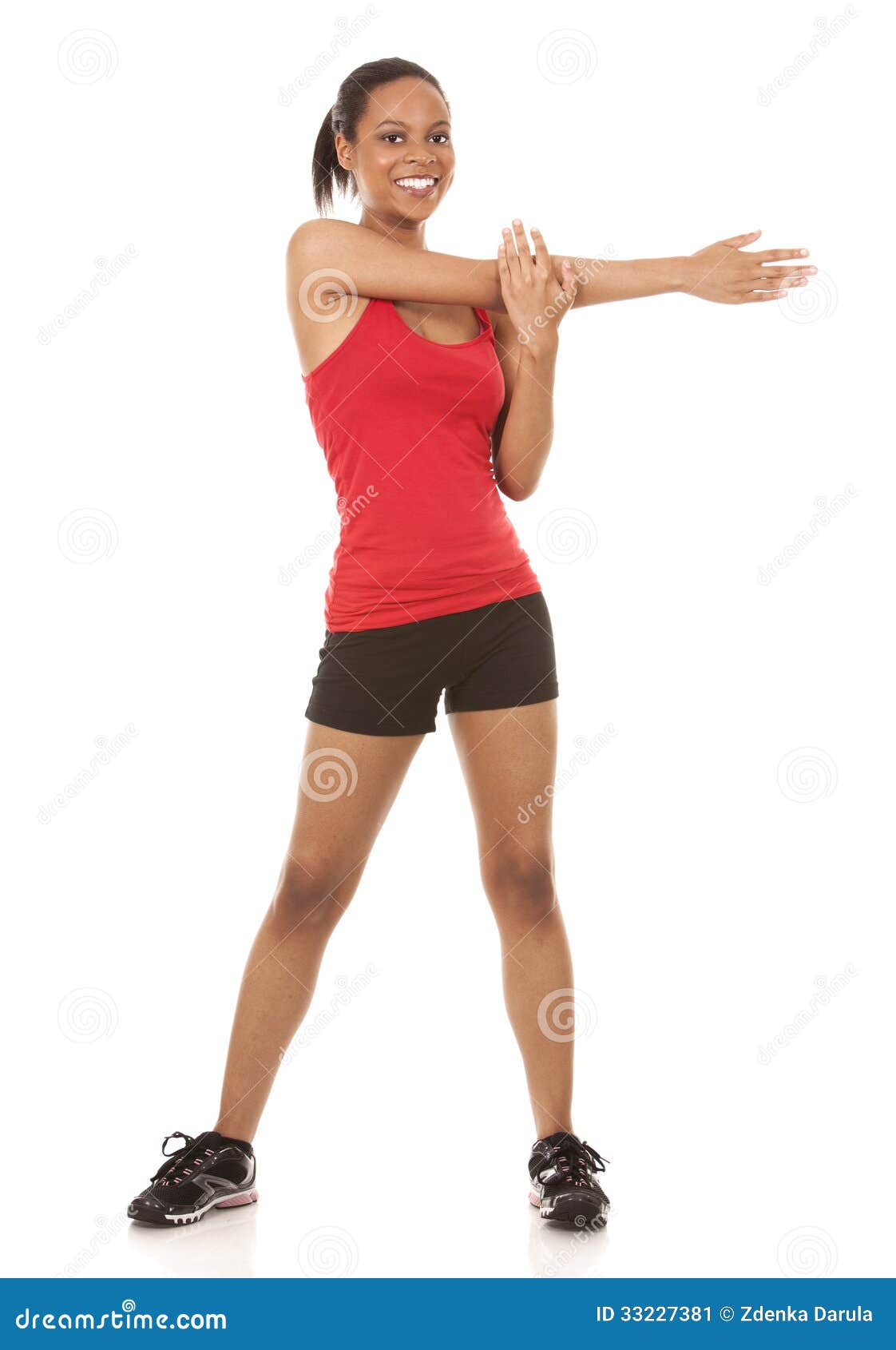 Jolie Femme De Forme Physique Image stock - Image du isolement, sport ...