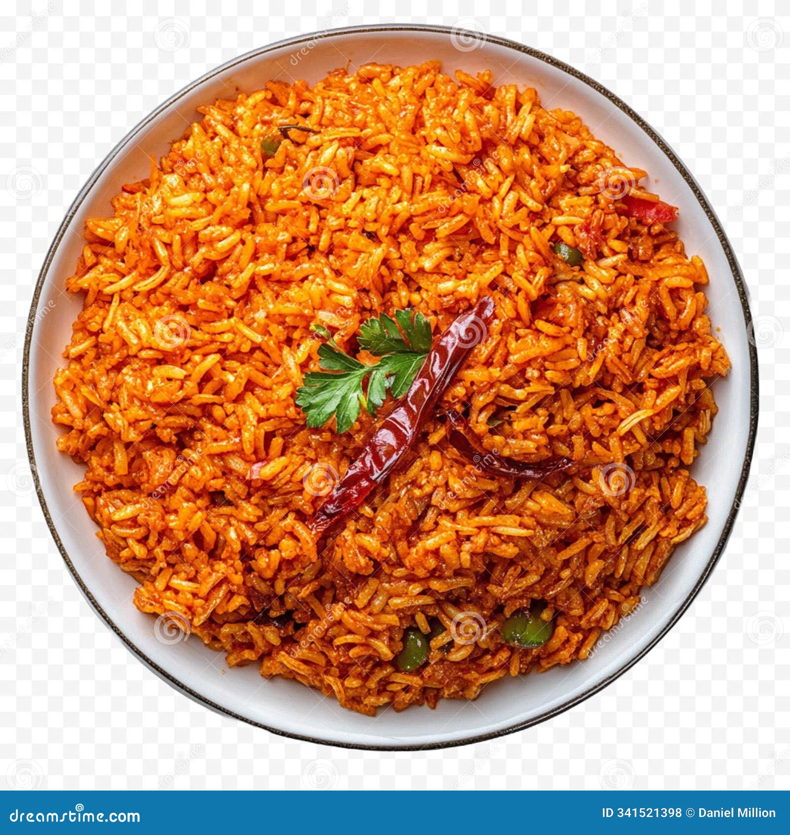 Jollof Rice stock photo. Illustration of lunch, table - 341521398