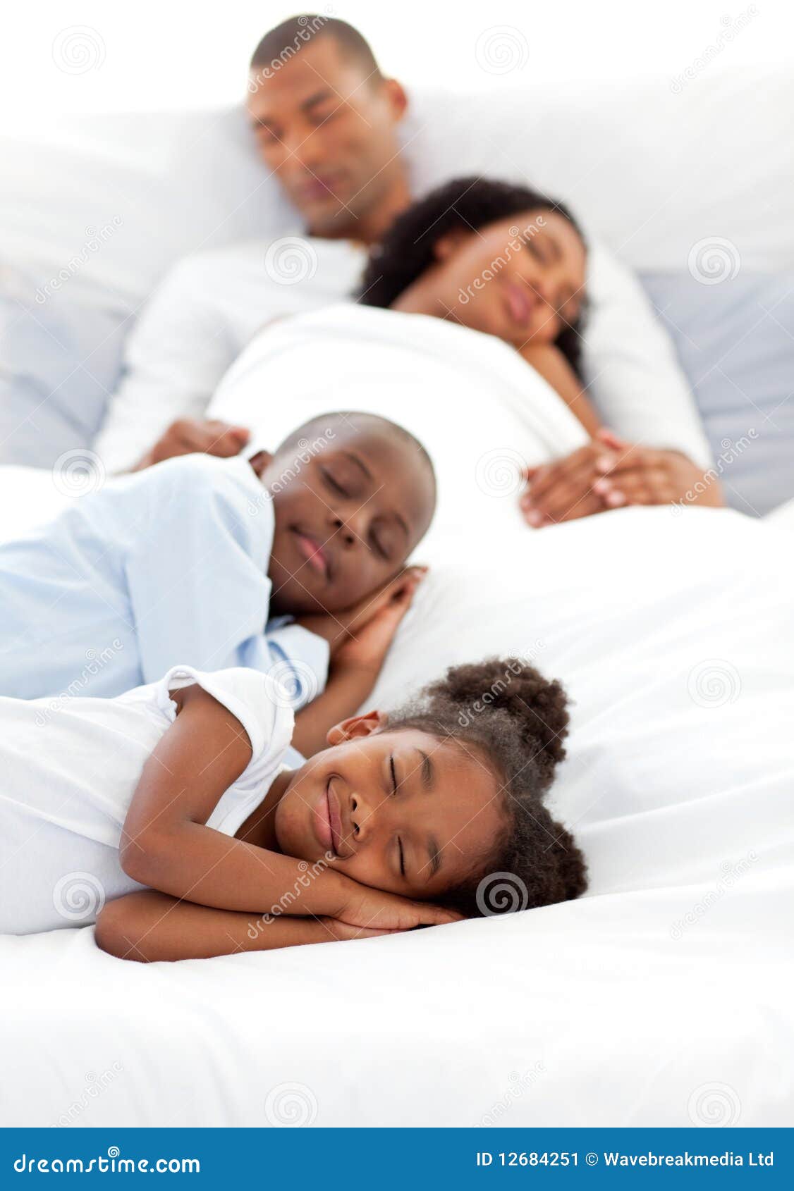 Jolly family sleeping stock image. Image of affectionate - 12684251