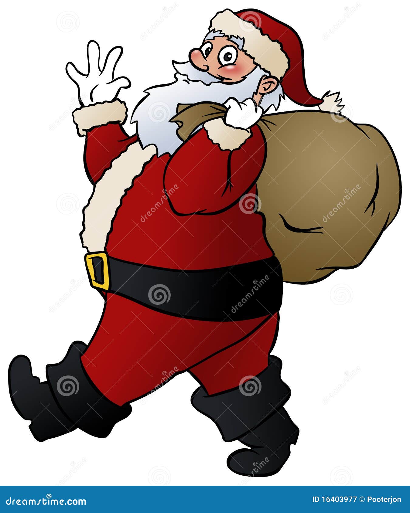 Jolly Ol St. Nick stock illustration. Illustration of claus - 16403977