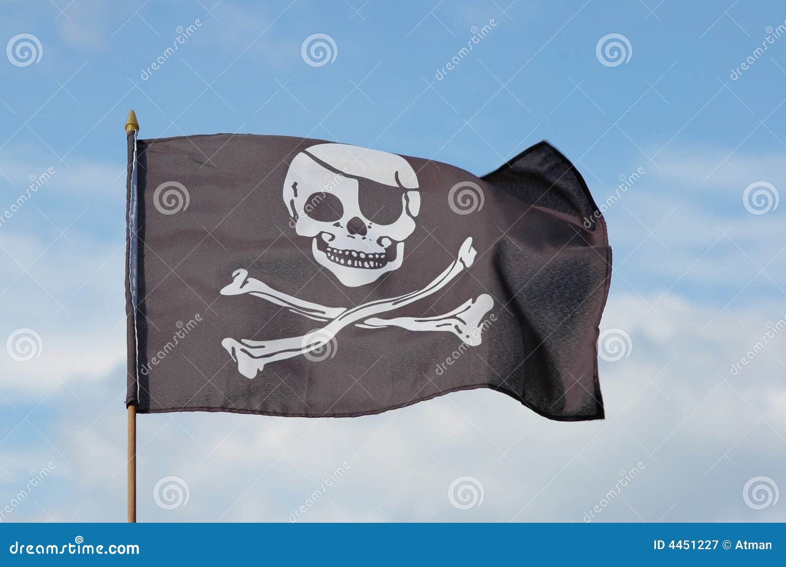 Jolly Roger stock image. Image of pirate, flag, sign, symbol - 4451227