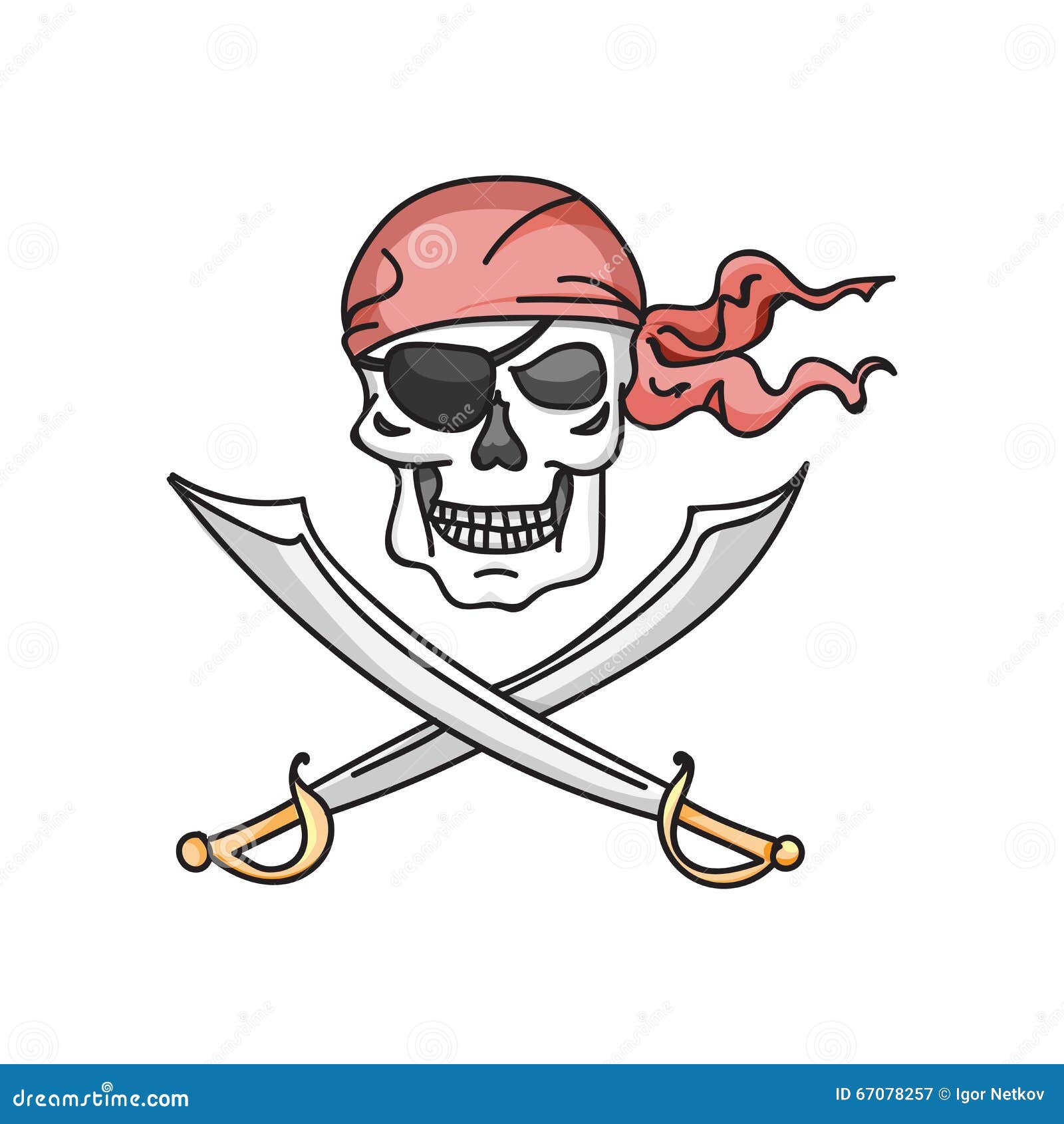 Jolly roger icon vector stock vector. Illustration of icon - 67078257