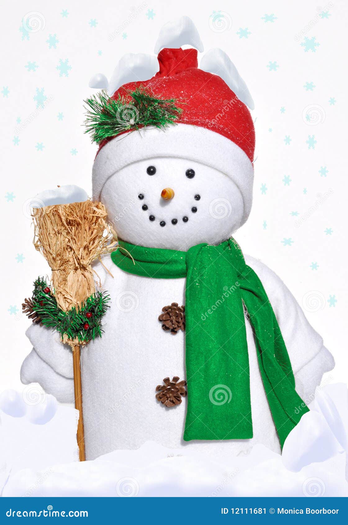 Jolly snowman stock image. Image of cold, jolly, xmas - 12111681
