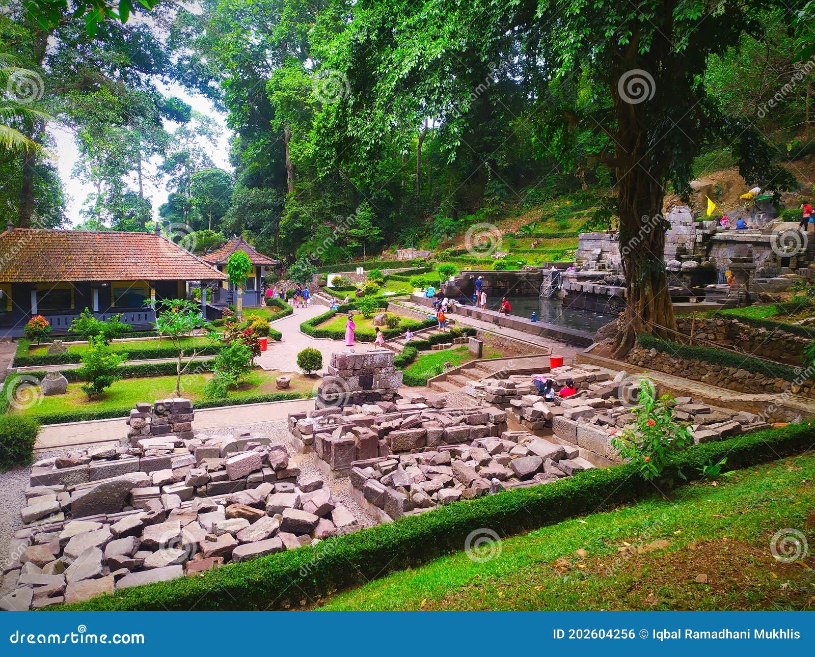 Jolotundo Temple, the King& X27;s Bath Stock Photo - Image of jolotundo ...