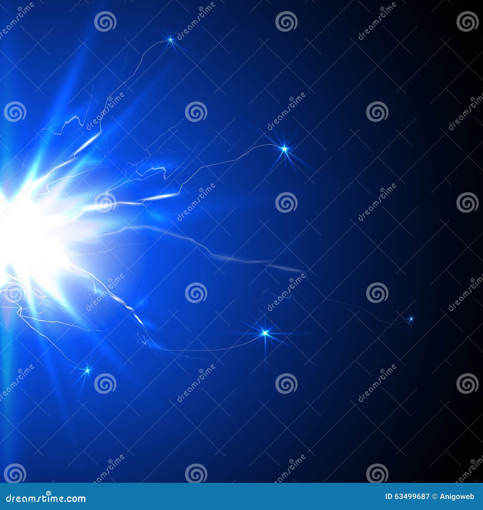 Jolt Of Electricity, Flash Plasma Cartoon Vector | CartoonDealer.com ...