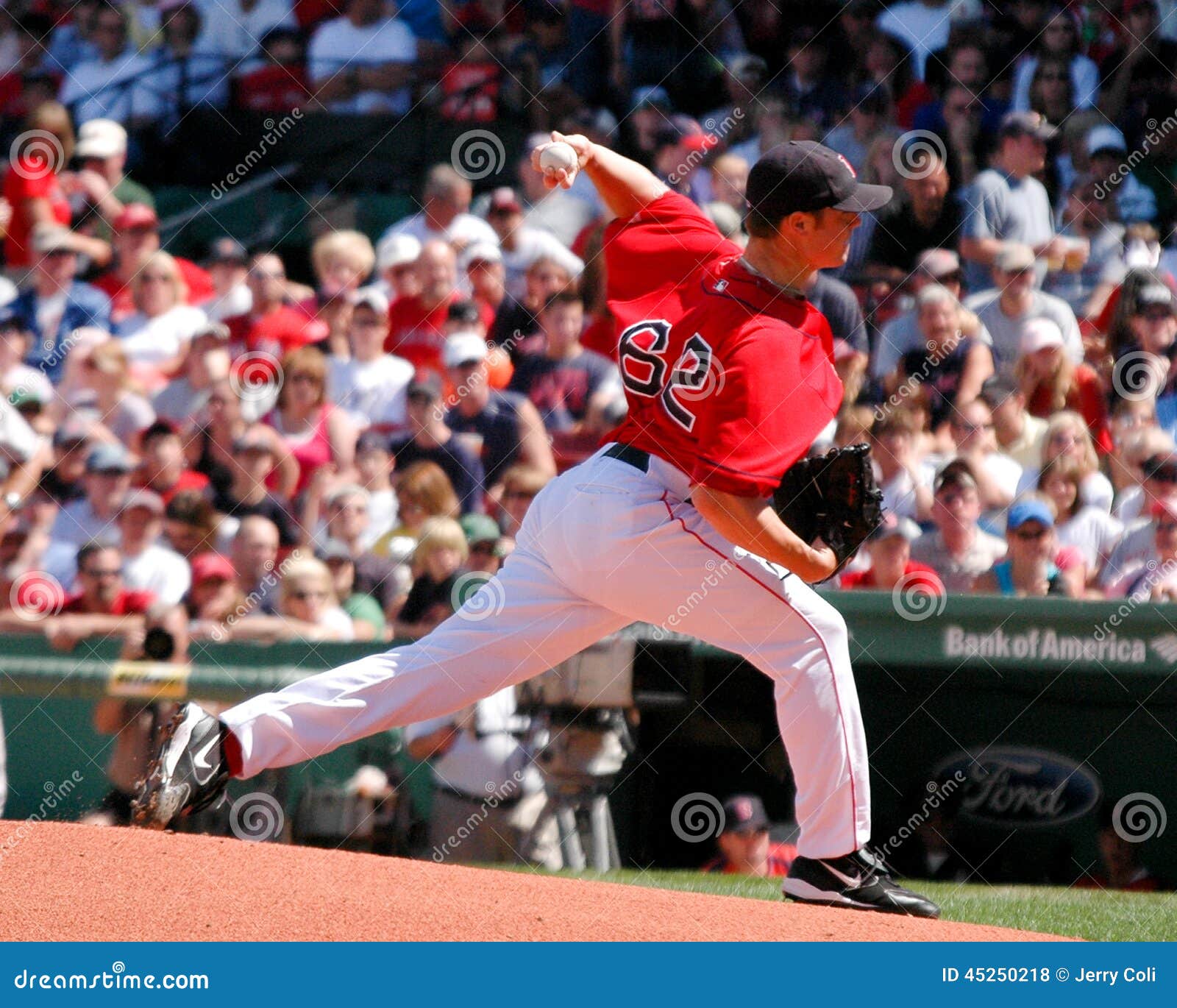 Jon Lester Boston Red Sox editorial stock photo. Image of dirt - 45250218