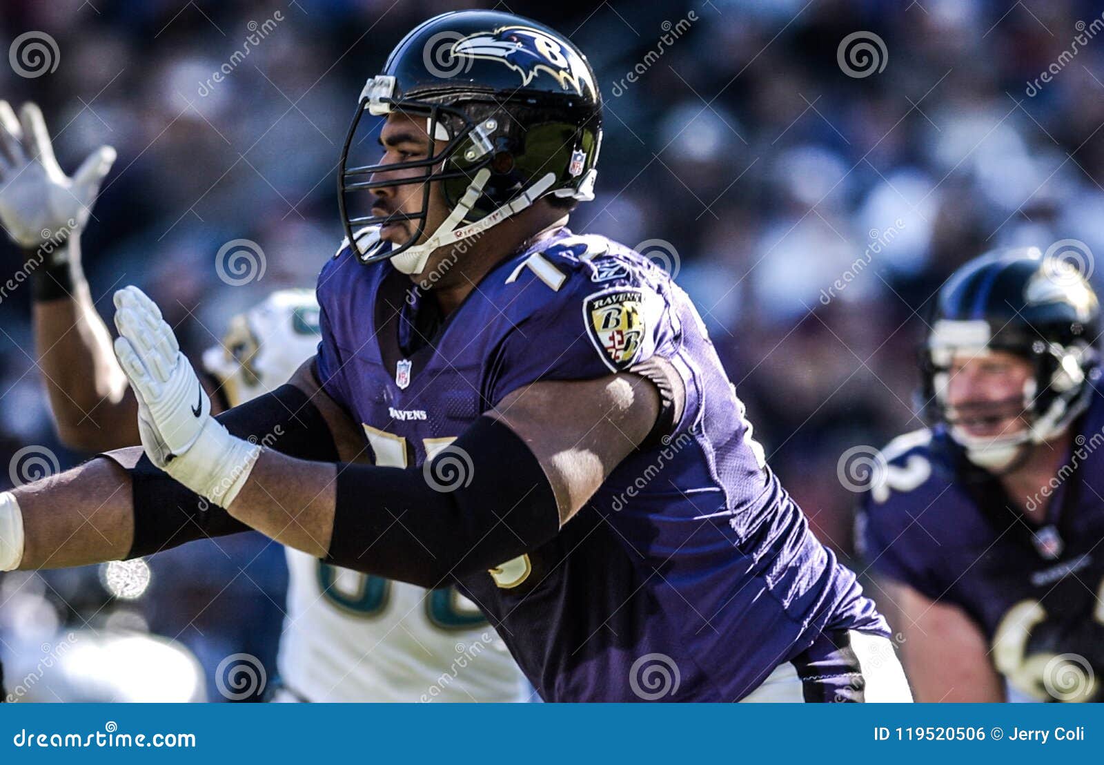 Jonathan Ogden editorial photo. Image of jonathan, ravens - 119520506