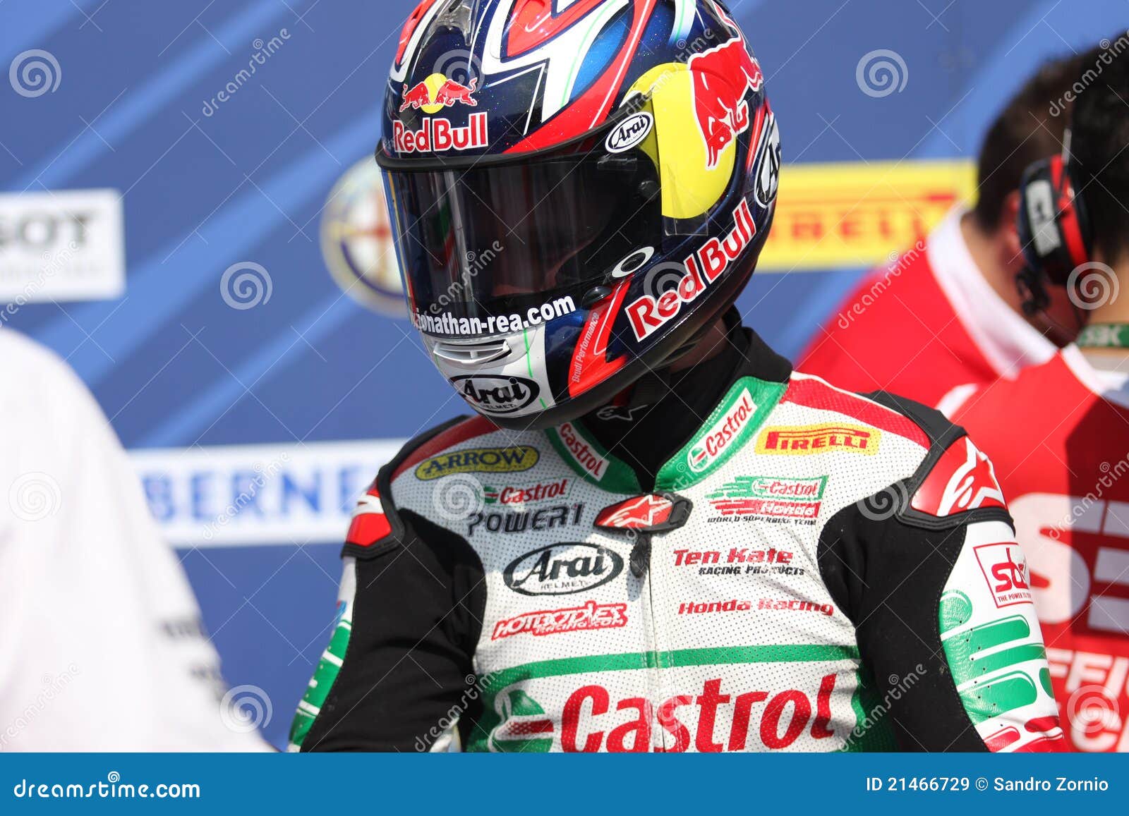 Jonathan Rea - Honda CBR1000RR - Castrol Honda Editorial Stock Image ...