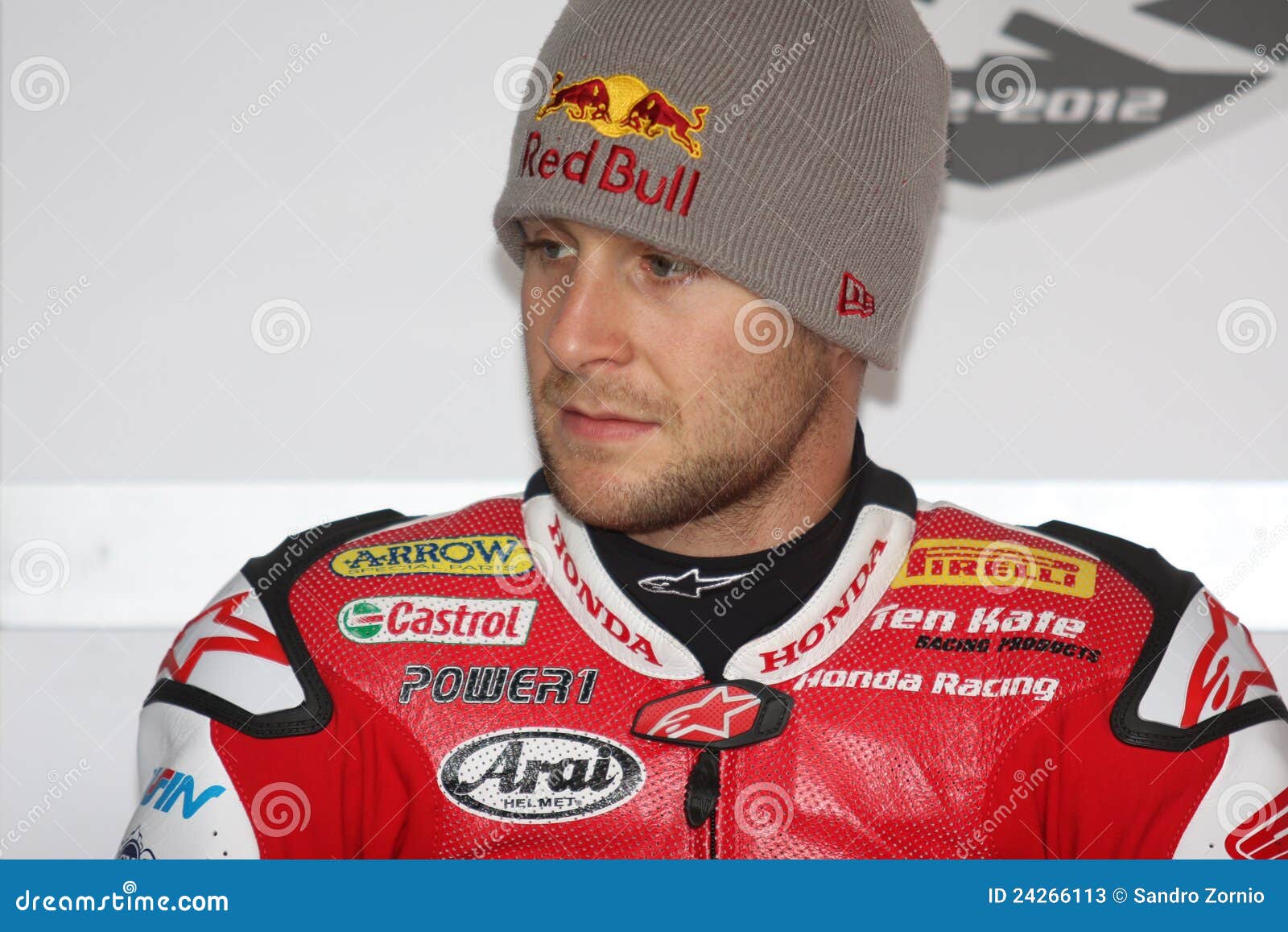 Jonathan Rea - Honda CBR1000RR - Honda World Super Editorial Stock ...