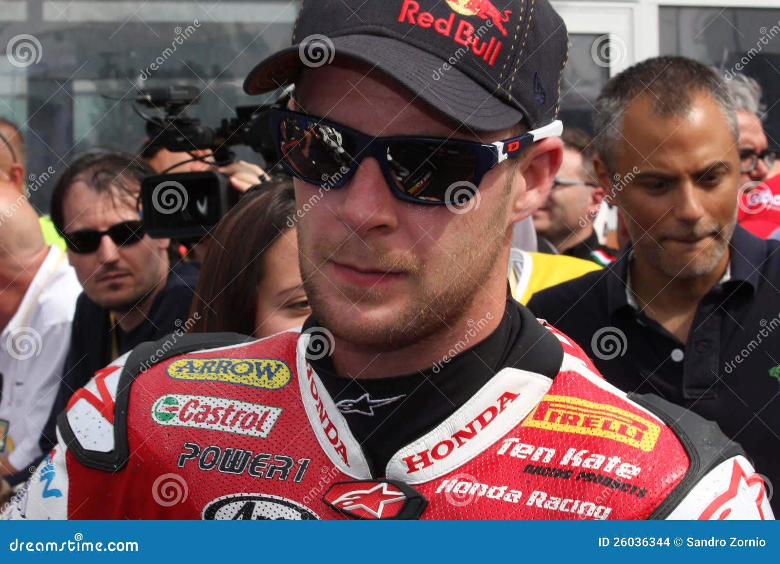 Jonathan Rea - Honda CBR1000RR - Honda World Super Editorial Stock ...