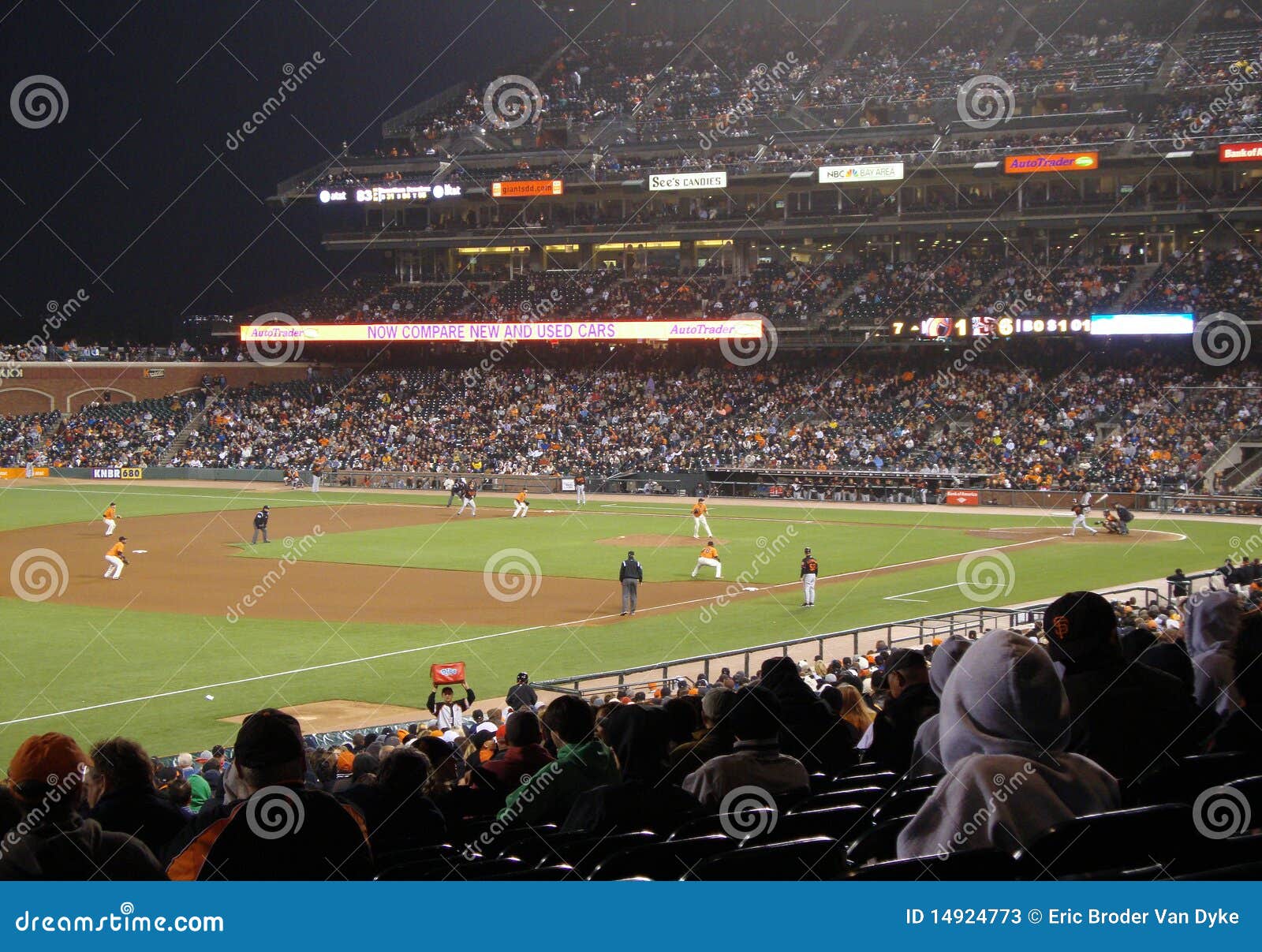 Jonathan Sanchez Throws Pitch, Hitter Swings Editorial Stock Photo ...