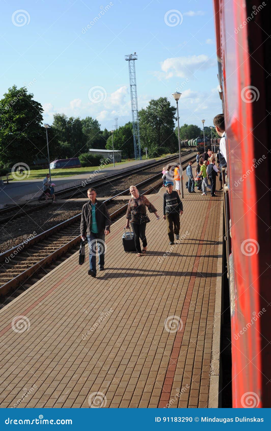 JONAVA, LITHUANIA - JUNE 26, 2011: Lithuania Railway Network and Track ...