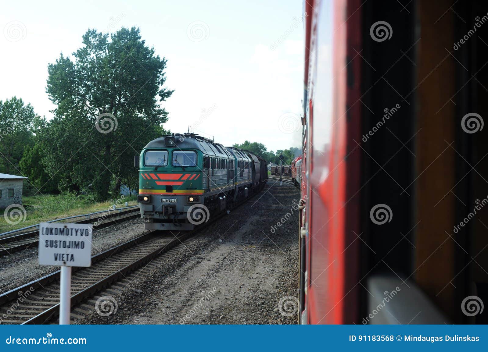 JONAVA, LITHUANIA - JUNE 26, 2011: Lithuania Railway Network and Track ...