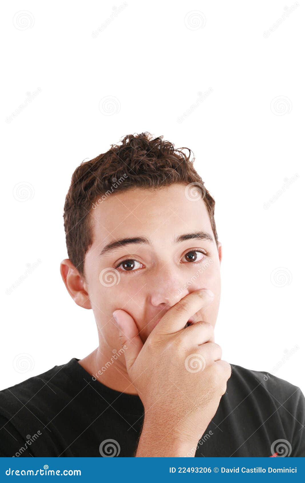 Jong Verbaasd Mensenportret Stock Foto - Image of jongen, ogen: 22493206