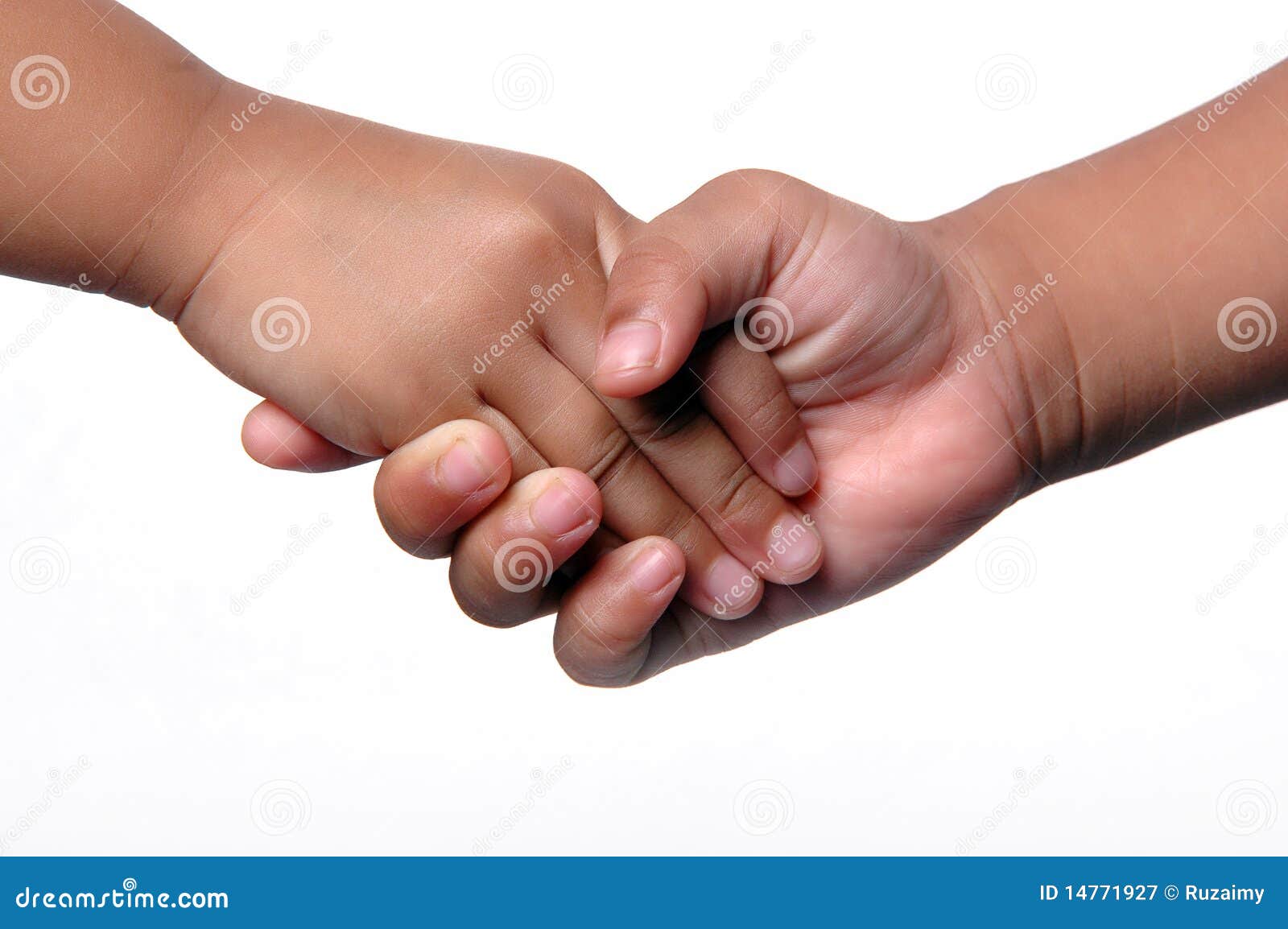 Jonge Geitjes Die Handen Schudden Stock Afbeelding - Image of ...