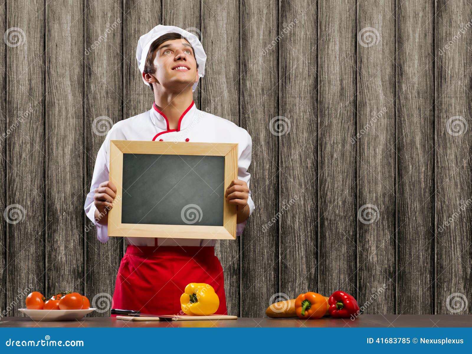 Jonge kok stock afbeelding. Image of banier, gelukkig - 41683785