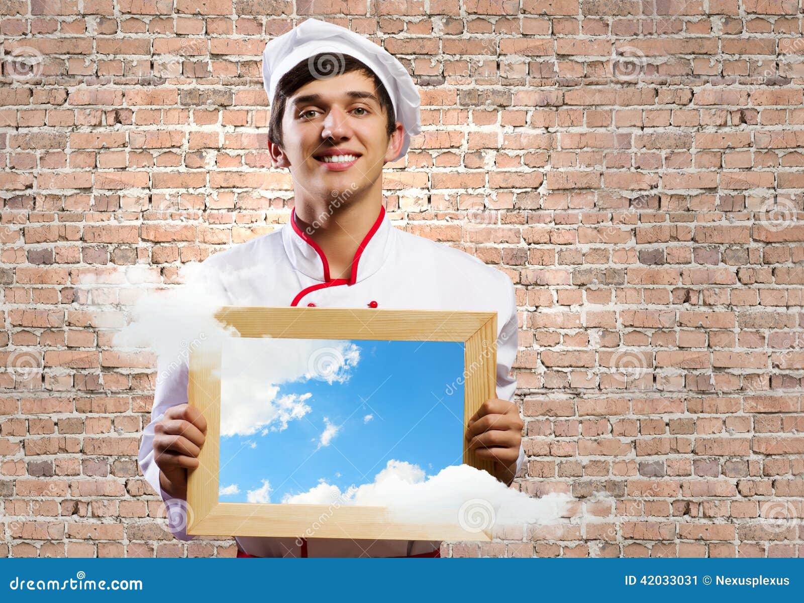 Jonge kok stock afbeelding. Image of gastronomisch, spatie - 42033031