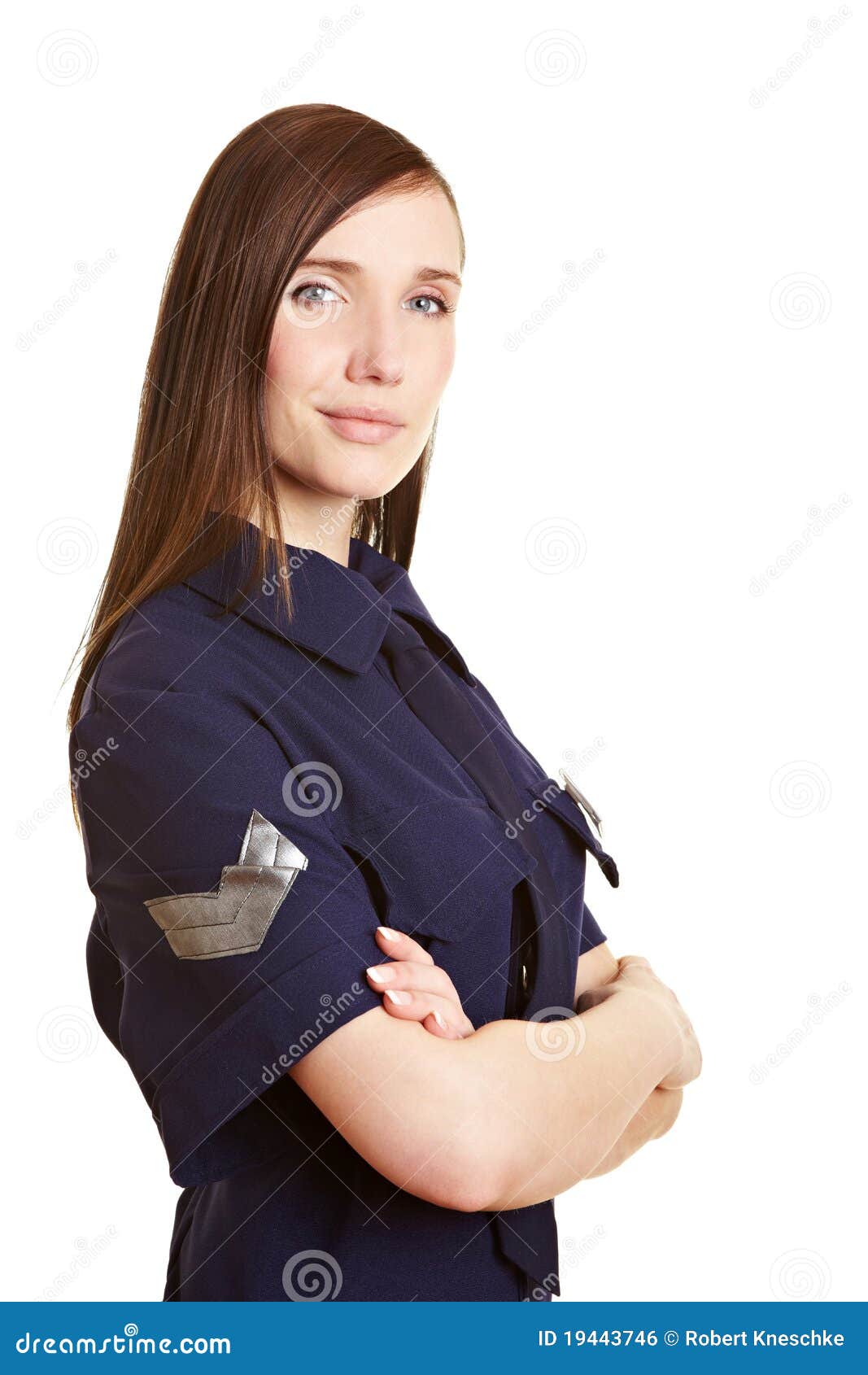 Jonge Vrouwelijke Politieman Stock Foto - Image of hoofd, politie: 19443746