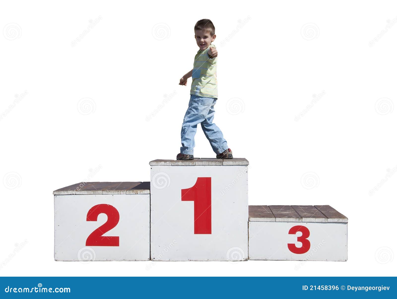 Jongen op het podium stock foto. Image of succesvol, wedstrijd - 21458396