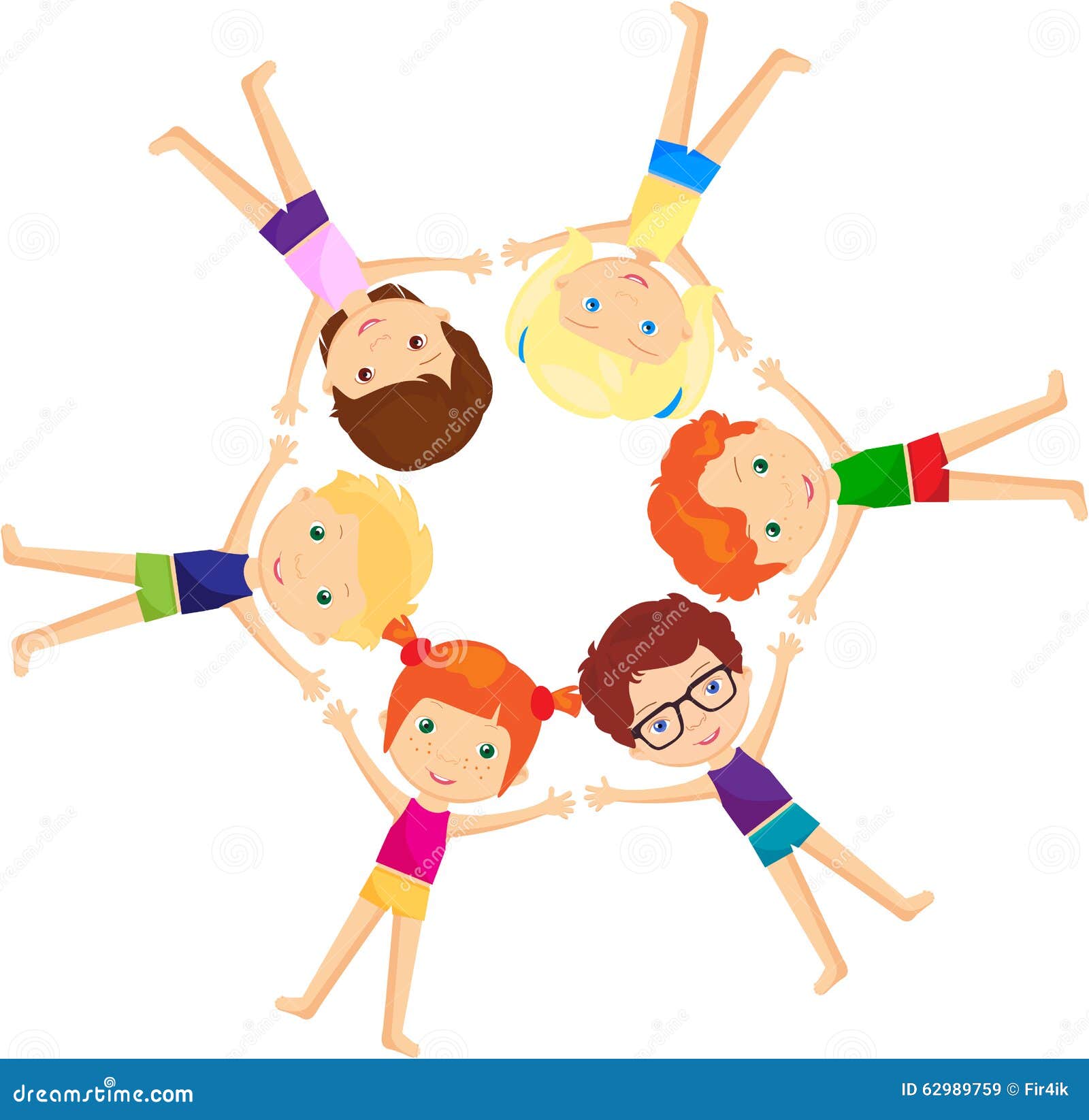 Jongens en meisjes samen vector illustratie. Illustration of ontwerp ...