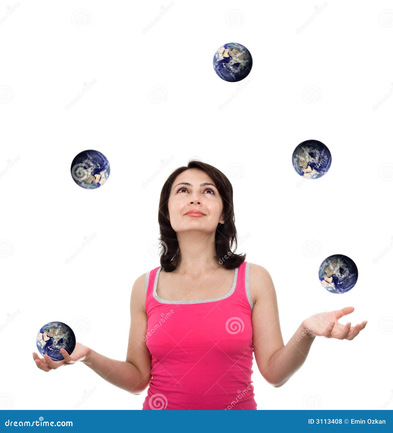 Jongleur photo stock. Image du planète, mondial, jonglerie - 3113408