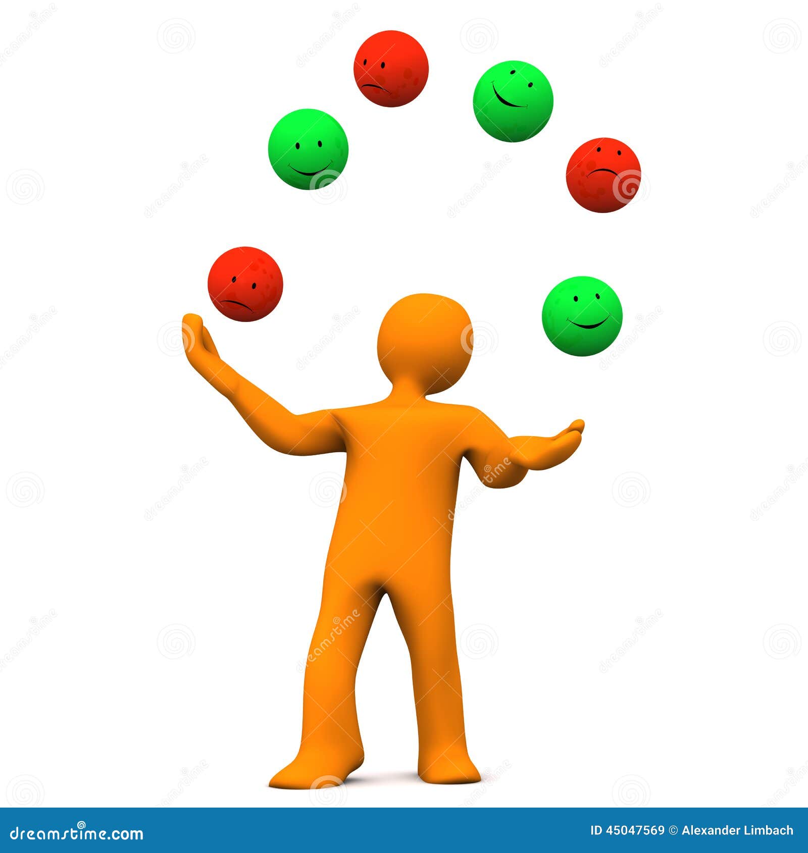 Jongleur Smileys illustration stock. Illustration du dessin - 45047569