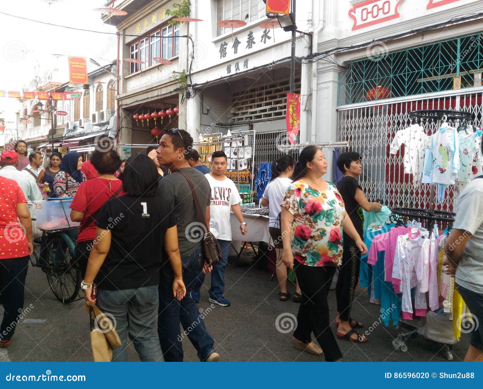 Jonker Walk in Melaka editorial image. Image of anglican - 86596020